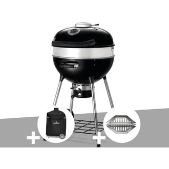 Napoleon Barbecue &agrave; charbon Charcoal Kettle Pro 57 cm + Housse de protection + Lot de 2 paniers &agrave; charbon - Napoleon
