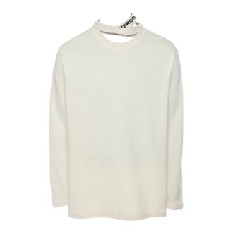 Y / Project Gerippter Kragen Langarmshirt - - Tops - Herren - Beige - M