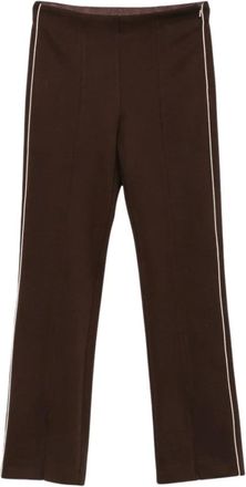 Max Mara Pantalon slim - Femme - Pantalons - Brun - Taille: 36 FR