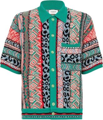 Laneus Homme, Chemises, Multicolore, Taille: M Chemise &agrave; manches courtes &agrave; motifs