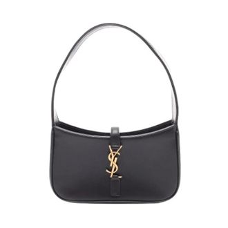 Saint Laurent Sac &agrave; main vintage en cuir pr&eacute;-poss&eacute;d&eacute; - Femme - Pre-owned - Noir - Taille: ONE Size