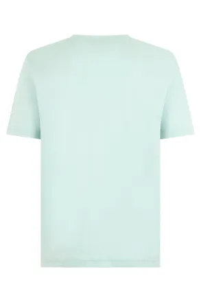 HUGO BOSS Mens Cotton T-Shirt Mint Green T-Shirts And Polos