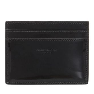 Saint Laurent Portemonnaies - Paris Card Case - Gr. unisize - in Gr&uuml;n - f&uuml;r Damen