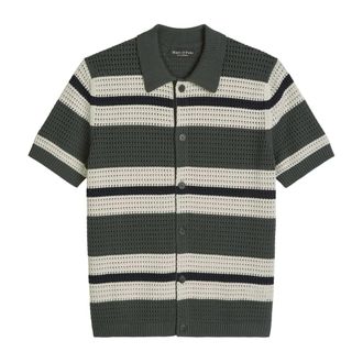 Marc O'Polo Strickshirt Kurzarm - - Shirts - Herren - Mehrfarbig - L