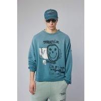 Paly Hollywood Streetwise Airbrush Crew Neck