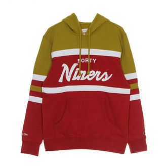 Mitchell & Ness Kapuzenpullover - - Sweatshirts & Hoodies - Herren - Rot - M