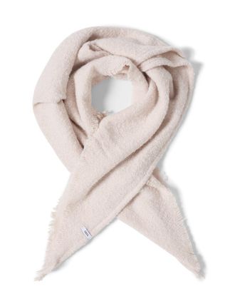 Cecil Bouclé Dreieckstuch light greige A