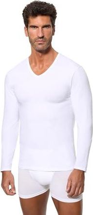 Abanderado T- Shirt à Manches Longues Regulative, Blanc, XXL Homme