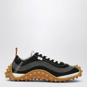 Ami Sneaker Mirage aus schwarzem/elfenbeinfarbenem Mesh