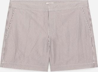 Arket Seersucker-Badeshorts -Lila