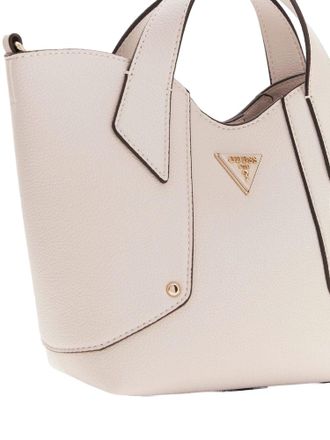 Guess Womens Tote Bag Stone Polyurethane - Tote-Bags