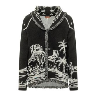 Alanui Wickelstrickjacke - - Knitwear - Herren - Schwarzk - L