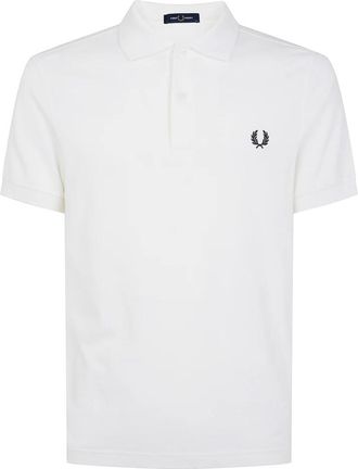 Fred Perry Homme, Tops, Blanc, Taille: 2XL Polo Chemises