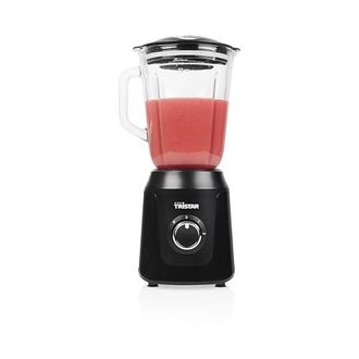 Tristar Blender, r&eacute;cipient en verre de 1 l, 2 vitesses, fonction pulse pour piler la glace, pi&egrave;ces r&eacute;sistant au lave-vaisselle, noir, 350 W, Smoothie Maker BL