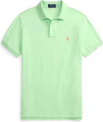 Ralph Lauren Piqu&eacute;-Poloshirt aus Baumwolle mit Logo-Stickerei, Slim Fit in