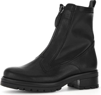 Gabor Damen Biker Boots, Frauen Stiefeletten,Wechselfußbett,Moderate Mehrweite (G),halbstiefel,Kurzstiefel,schwarz (Micro),40 EU / 6.5 UK