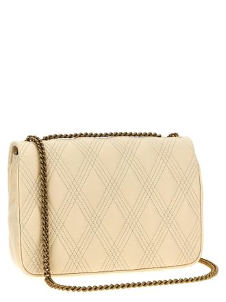 Valentino Garavani Womens White Lamb Leather Shoulder Bag