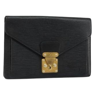 Louis Vuitton Pre-owned Leder Clutch - - Pre-owned - Damen - Schwarzk - ONE SIZE