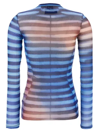 Jean Paul Gaultier Womens Multicolor Polyamide Pattern Shirt