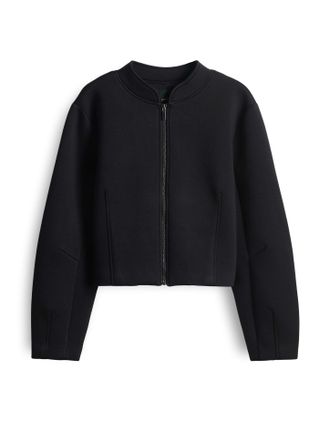 someday Damen Sweatjacke | UMARCY Regular Sweatjacke aus Scuba Black, 42