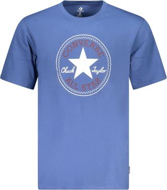 Converse Patch Chuck T-Shirt - - Tops - Herren - Blau - 2XL