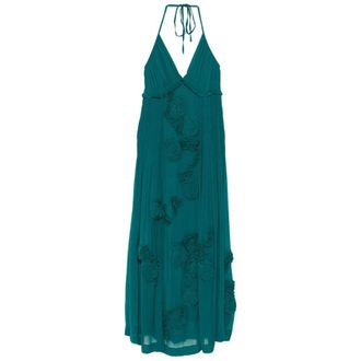 Dries Van Noten Drina Long Dress - - Dresses - Damen - Gr&uuml;n - M