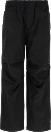 Burberry Homme, Sport, Noir, Taille: M Bias Check Nylon Cargo Pantalons