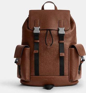 Coach Clark Rucksack Aus Signature-Leder