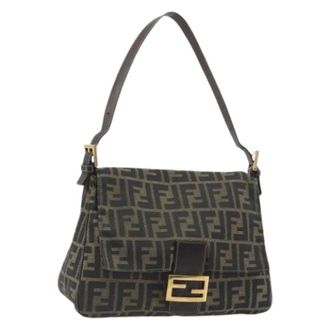 Fendi Pre-owned Zucca Canvas Shoulder Bag - - Pre-owned - Damen - Braun - ONE SIZE