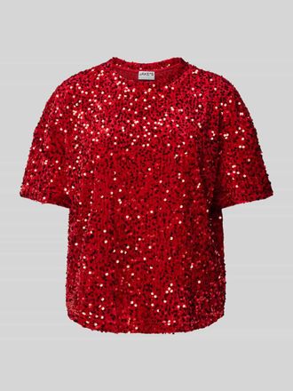 Jake*s Casual Regular Fit Bluse mit Paillettenbesatz