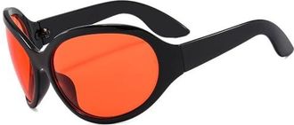 Generic Lunettes De Soleil Surdimensionnées For Hommes, For Lextérieur, For Femmes, For Les Vacances, Le Sport, La Conduite(Red)