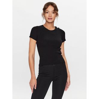 Liu Jo T-Shirt CF3204 MS99E Schwarz Slim Leg