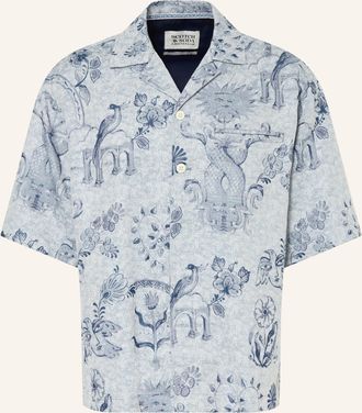Scotch & Soda Resorthemd Loose Fit blau