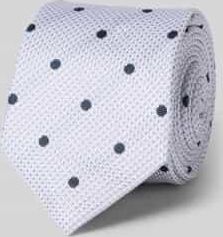 Olymp Seidenkrawatte aus reiner Seide mit Logo-Patch (6,5 cm)