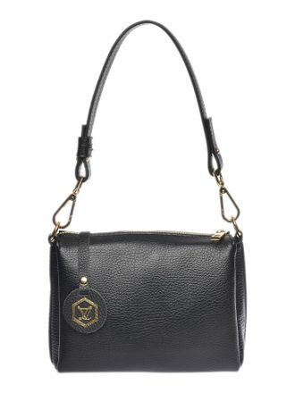 Luisa Vannini Schwarz Rindsledertasche