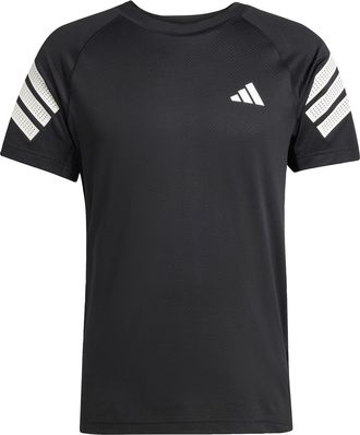 adidas Mens Icon 3-Streifen T-Shirt Black/White XL