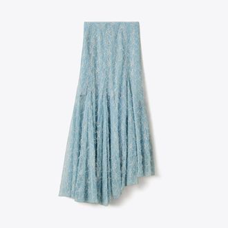 Tory Burch Stufenrock mit Chantilly-Spitze