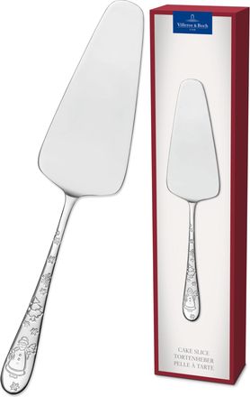 Villeroy & Boch Toys Delight Tortenheber Silber, Sp&uuml;lmaschinenfest, Besteck Platin Weihnachten, Kuchenbesteck, Servierbesteck, Weihnachtsmotiv, Edelstahl