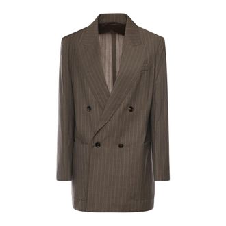 Max Mara Double-Breasted Blazer - - Jackets - Damen - Braun - M