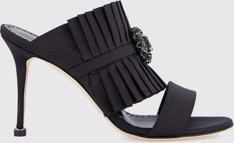 Manolo Blahnik Sandalen Mit Absatz Damen Farbe Schwarz