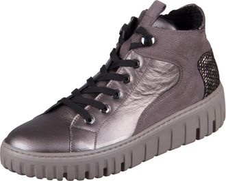 Waldläufer Damen Mid Sneaker H-Livia Mid Top 941804 403 Grau, Größe:37 EU