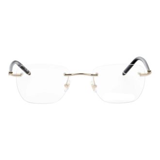 Montblanc Montblanc, Homme, Accessoires, Gris, Taille: 53 MM Lunettes Optiques &Eacute;l&eacute;gantes Mb0274O