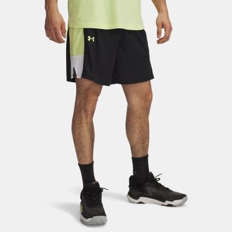 Under Armour Zone Shorts für Herren, 18 cm Schwarz / Sonic Gelb / Sonic Gelb XL
