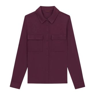 Guess Damen, Blusen & Hemden, Lila, LGr&ouml;&szlig;e
