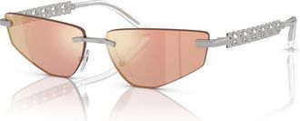 Dolce & Gabbana 0DG2301 Sonnenbrille, Damen, mehrfarbig (mehrfarbig), Einheitsgröße