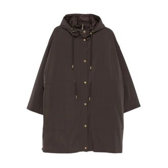 Moncler Sainbel Mid-Length Parka - - Coats - Damen - Braun - M