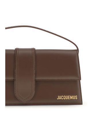 Jacquemus Womens Shoulder Bag Le Bambino Long Brown Calf Leather