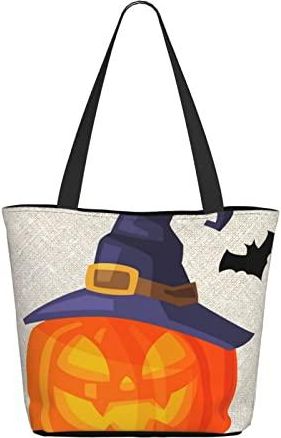 AOOEDM Happy Halloween Pumpkin (2) Sac &agrave; provisions pour femme 13 x 11 x 7 po. Le cadeau parfait pour la Saint-Valentin. Cest de la Saint-Valentin pour maman