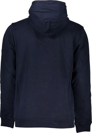 Tommy Hilfiger Logo-Embroidered Cotton Hoodie - Blue