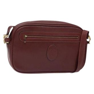 Cartier Pre-owned Cuir sacs-ports-paule - Femme - Pre-owned - Rouge - Taille: ONE Size